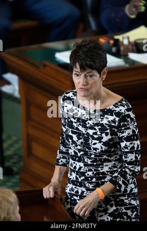 Texas State Sen. Donna Campbell speaks to the hundreds of supporters ...
