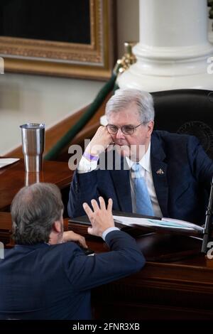 Texas Sen. Bryan Hughes, R-Mineola, speaks in favor of a bill that ...
