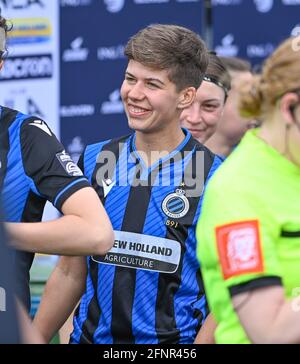 Isabelle Iliano (18) of Brugge pictured during a female soccer game between RSC Anderlecht Women ...