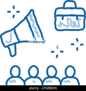 task list of audit doodle icon hand drawn illustration Stock Vector ...