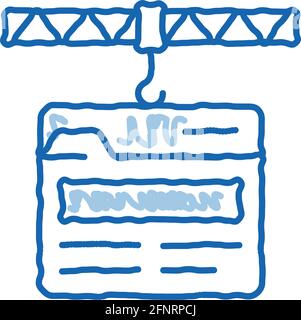 web site painting doodle icon hand drawn illustration Stock Vector ...