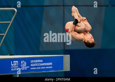 BUDAPEST, HUNGARY - MAY 16: Anton Knoll of Austria competing at the Men ...