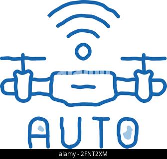 drone auto return home icon Vector Glyph Illustration Stock Vector ...