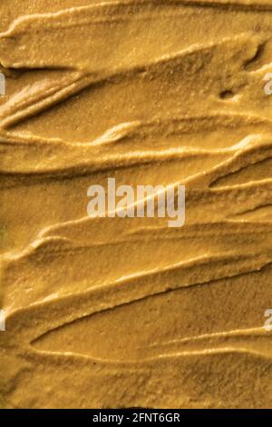 Macro Texture Mustard Sauce, Natural Traditional Spicy Mustard Sauce ...