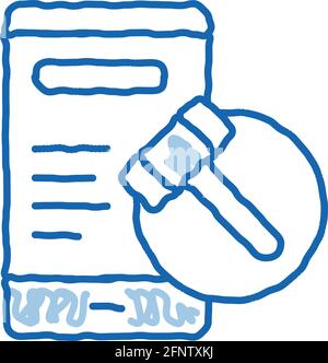 Hand drawn Auction house vector illustration Stock Vector Image & Art ...