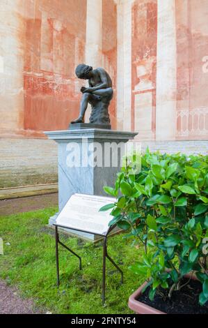 'Boy Pulling out a Splinter'. Copy after an antique original. Italy ...