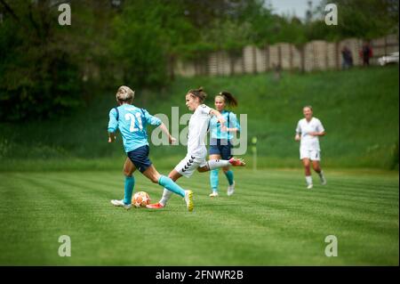 KHARKIV, UKRAINE - MAY 19, 2021: The football match of Ukrainian Cup ...