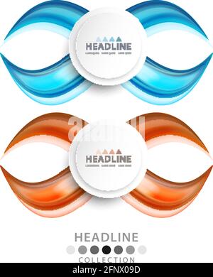 Abstract colorful minimalistic clean business background with abstract ...