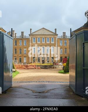 Aynhoe Park estate, undergoing renovations, December 2022 Stock Photo ...