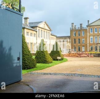 Aynhoe Park estate, undergoing renovations, December 2022 Stock Photo ...