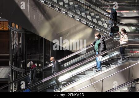 Berlin, Germany. 19th May, 2021. Mr Eschert, S-Bahn driver in Berlin ...