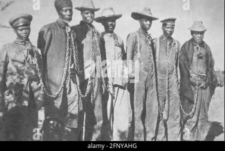 colonialism, Africa, German South-West Africa, insurrection of the ...
