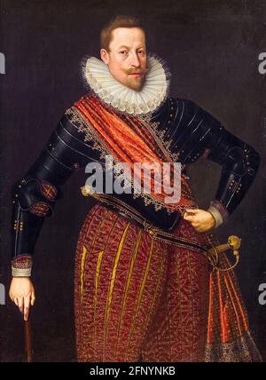 Matthias (1557-1619), Holy Roman Emperor 1612-1619, portrait painting ...