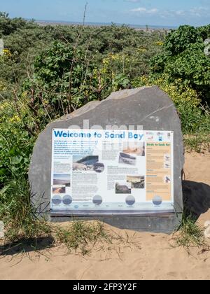 Sand Bay, Kewstoke, Weston-Super-Mare, Somerset, England, UK Stock ...