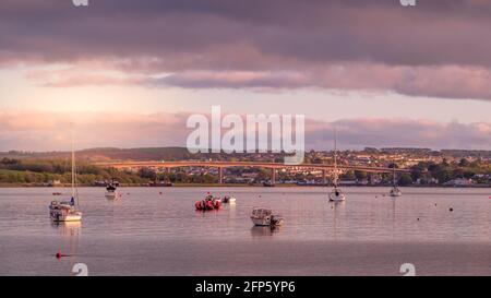 The Torridge Bridge, Looking towards Appledore, Devon, England, UK ...