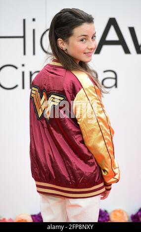 Lilly Aspell attending an outdoor screening of Wonder Woman 1984 at the ...