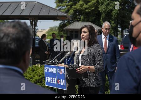 Rep. Nicole Malliotakis, R-NY, speaks in New York on Sunday, February 2 ...
