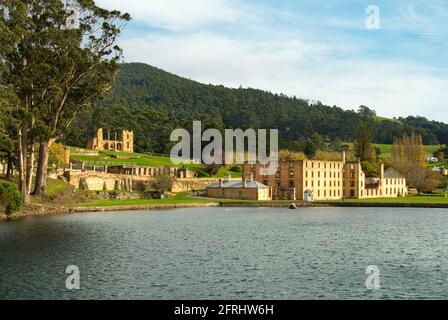 Historic convict penal settlement of Port Arthur, Tasmania Australia ...