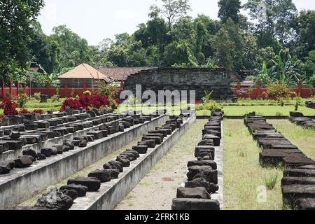 Ruins of the ancient temple in Kediri, East java, Indonesia Stock Photo ...