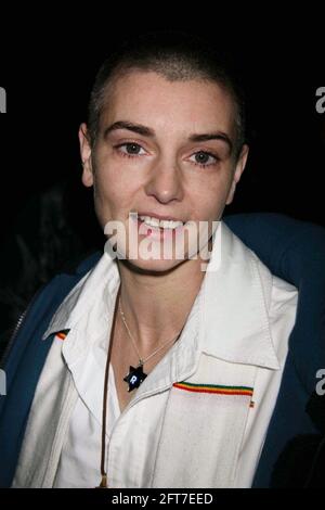 Sinead O'Connor at the "Late Show with David Letterman" stage door at ...