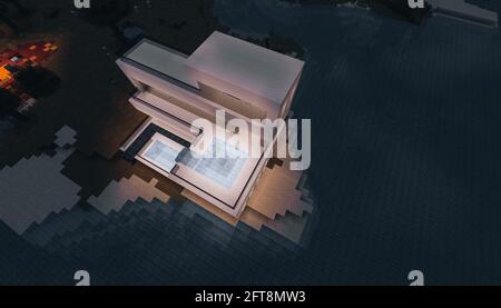 Minecraft Game – May 21 2021: Sample of Modern house design in ...