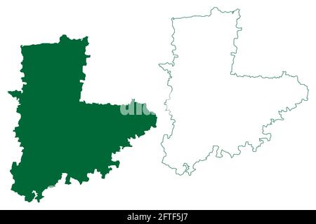 Akola district (Maharashtra State, Amravati Division, Republic of India ...