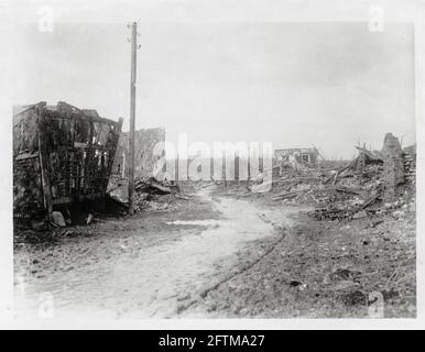 destruction, world war i, battlefield, ww1, wwi, world war one Stock ...