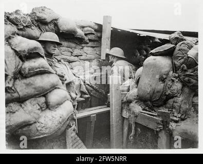 German World War One periscope binoculars on display in the Royal ...