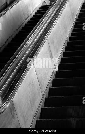 Escalators texture background Stock Photo - Alamy