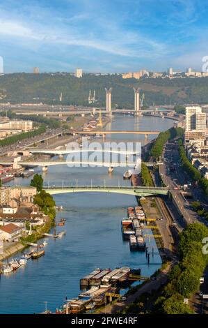 River Seine, Rouen, Normandy, France Stock Photo - Alamy