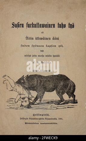 In Finland, Turku area, a pair of wolves were believed responsible for ...