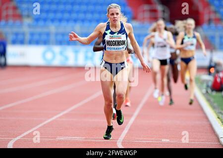 Keely Hodgkinson wins the womens 800m final Stock Photo - Alamy