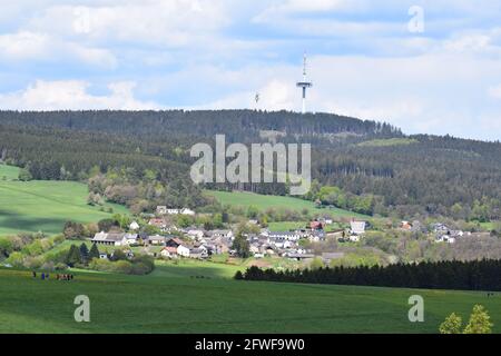 Eifel landscape around Siebenbach Stock Photo - Alamy