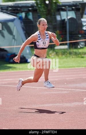 Landquart, Schweiz. 22. Mai 2021. Lydia Boll beim Hochsprung am ...