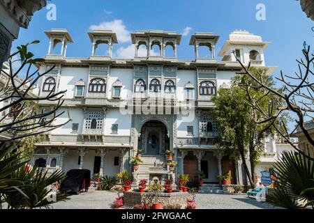 Amet Haveli hotel, Udaipur Rajasthan Stock Photo - Alamy