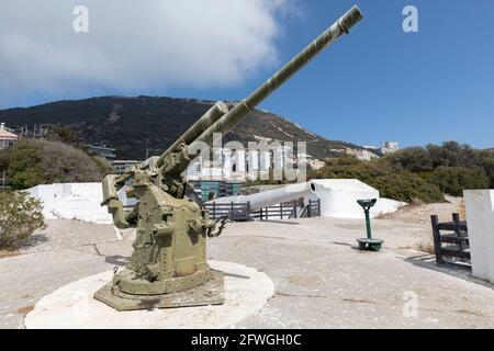 Coastal Battery 100 ton gun. 1877 onwards. Made by Elswick Ordnance ...