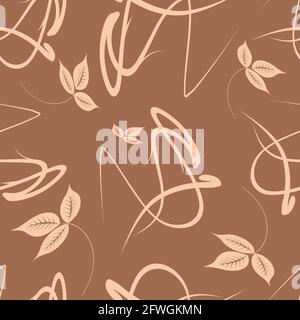 Minimalistic seamless pattern. Vegetable texture for fabrics, packaging ...