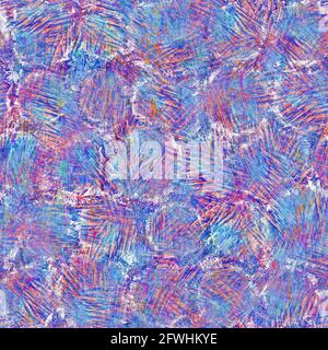 Seamless summer boho washed out print. Grunge light watercolor collage ...