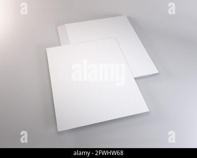 Realistic Letter Sized Curriculum Vitae Paper 3D Illustration Mockup ...