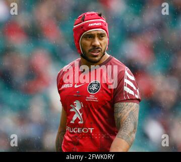 Pita Ahki of Toulouse during the Champions Cup, round of 16 rugby union ...