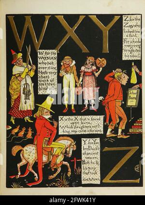 The absurd ABC Letters Q R S From the Book The Marquis of Carabas ...