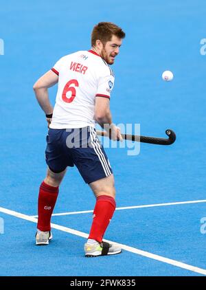 Henry Weir of in action during the Day 3, New Zealand and England match ...
