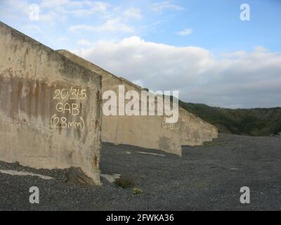 Dean Quarry Lowland point. South west coast path. Lizard peninsula ...