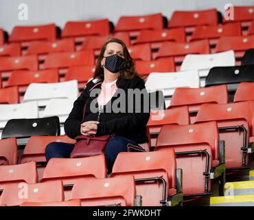 Sheffield, England, 23rd May 2021. George Baldock of Sheffield Utd in ...