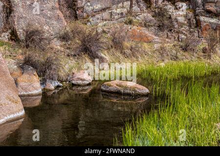 Paradise Cove / Guffey Gorge Park near Colorado Springs, Colorado in a ...