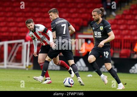 Sheffield, England, 23rd May 2021. George Baldock of Sheffield Utd in ...
