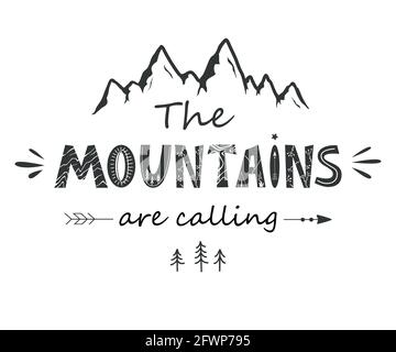 Travel Explorer Hand Lettering Design Template. Vector and Illustration ...