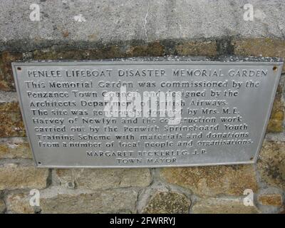 Mousehole penlee lifeboat station. South west coast path. South ...