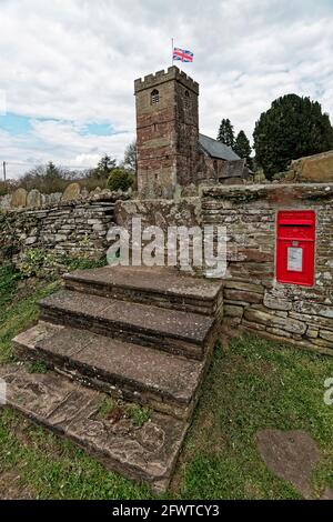 Clodock church, dedicated to St Clydawg, King of Ewias, who was ...
