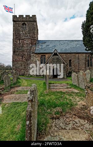 Clodock church, dedicated to St Clydawg, King of Ewias, who was ...